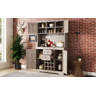 Winston Porter Coffee Bar Cabinet Kitchen Cabinet With Storage ...