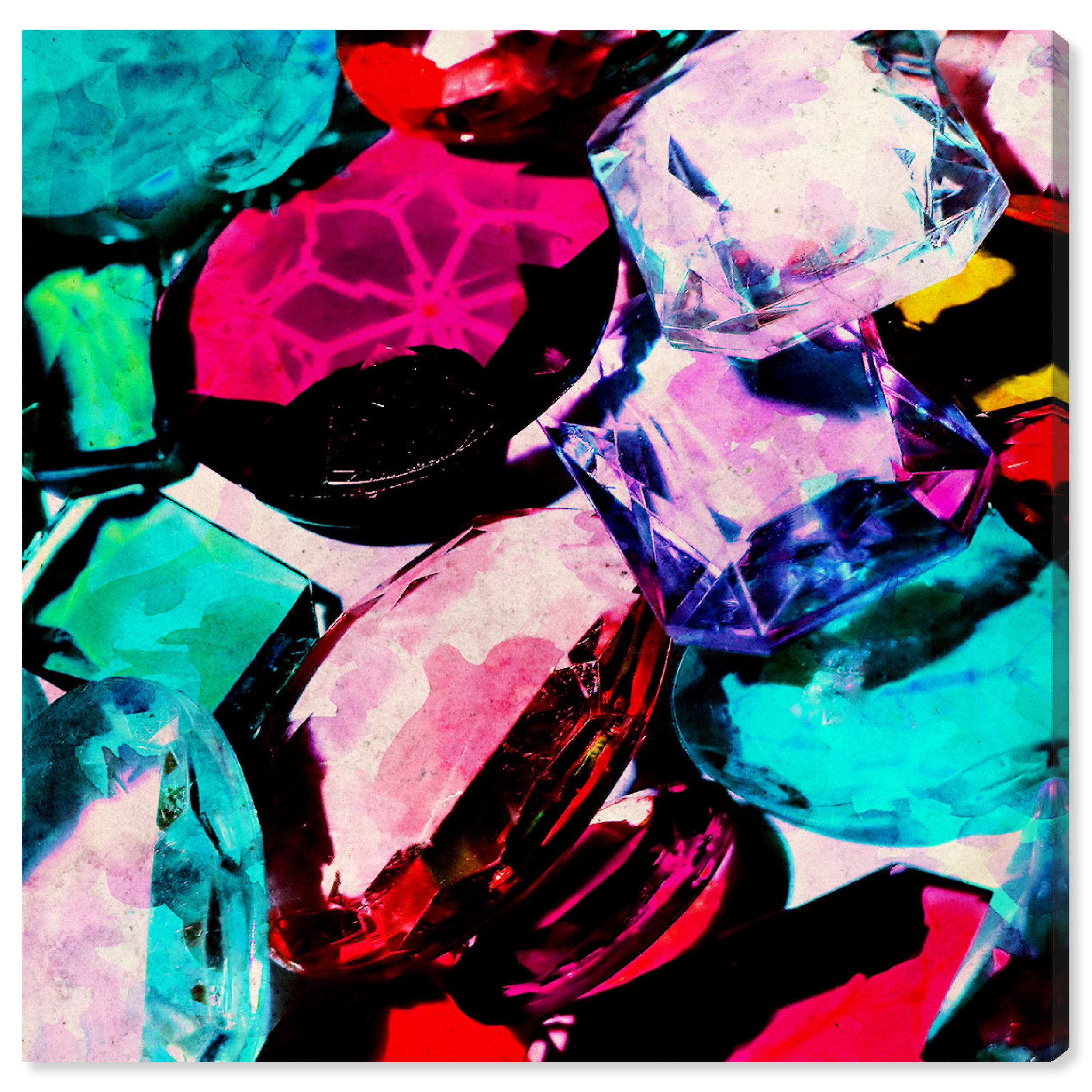 Trinx 'Crown Jewels' Wrapped Canvas Print on Canvas | Wayfair