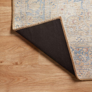 Ophelia & Co. Duda Performance Blue Rug & Reviews | Wayfair