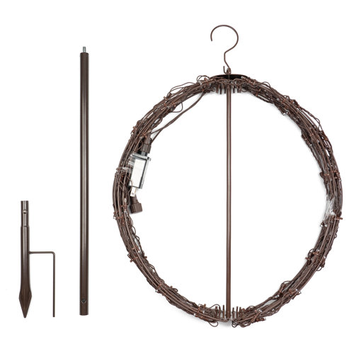 Wintergreen Lighting Plug-In Integrated LED Outdoor Hanging Light ...