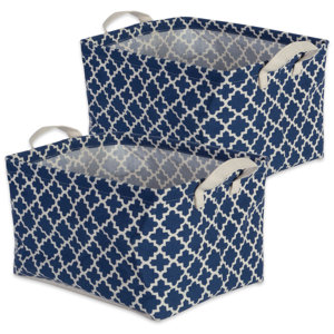 Winston Porter Sedgwick Lattice Rectangle Laundry Hamper Set & Reviews ...