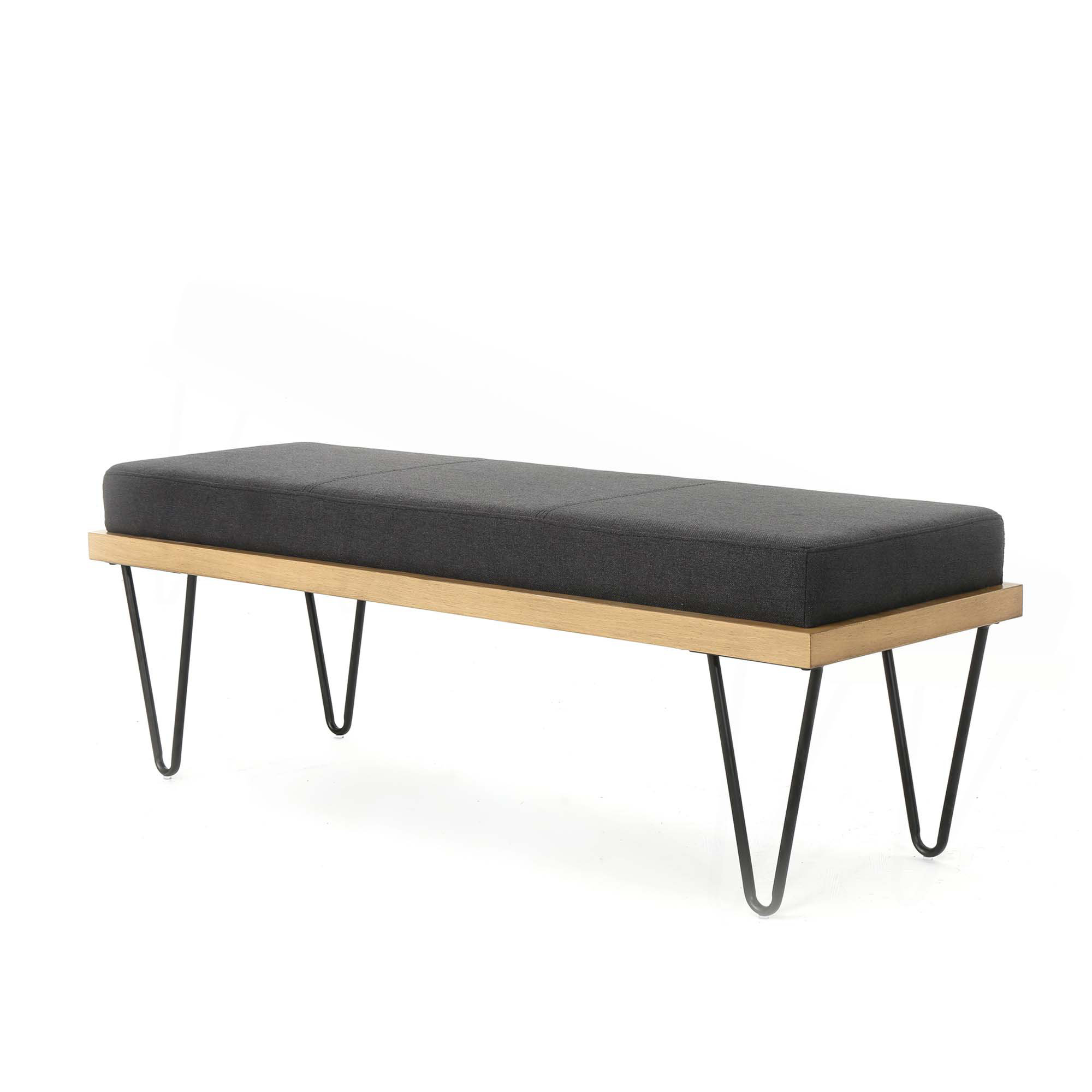 George Oliver Nordic Fabric Leisure Bench | Wayfair