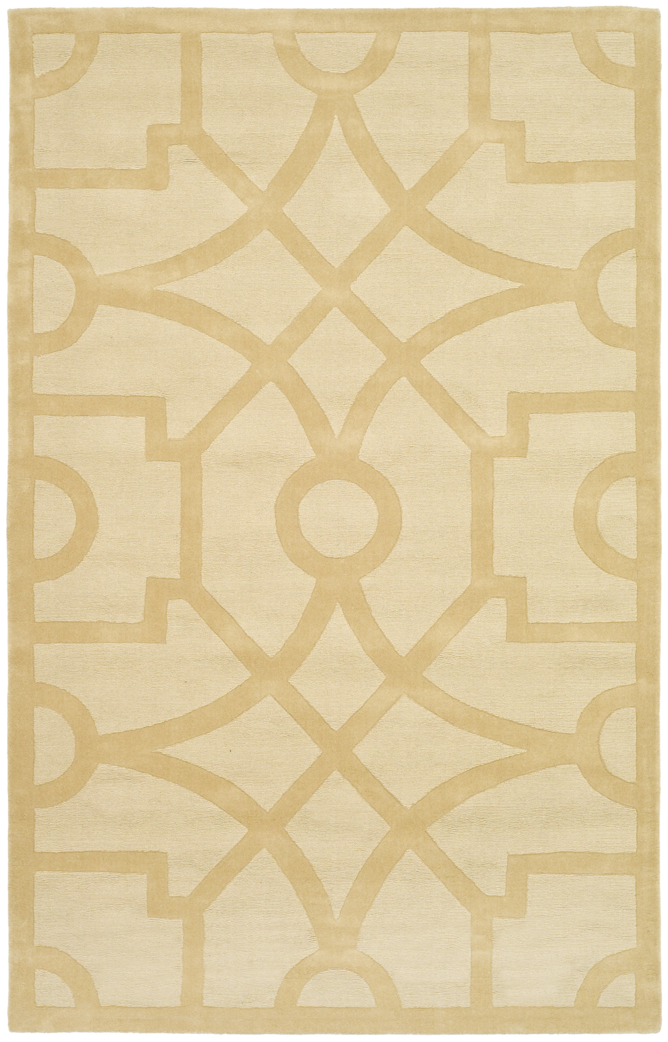 Martha Stewart Rugs Martha Stewart Fretwork Hand Tufted Wool Geometric ...