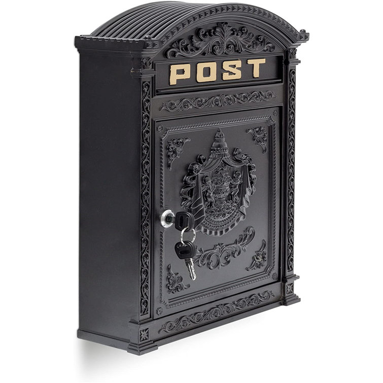 Rosalind Wheeler Soeren Locking Wall Mounted Letter Box | Wayfair.co.uk