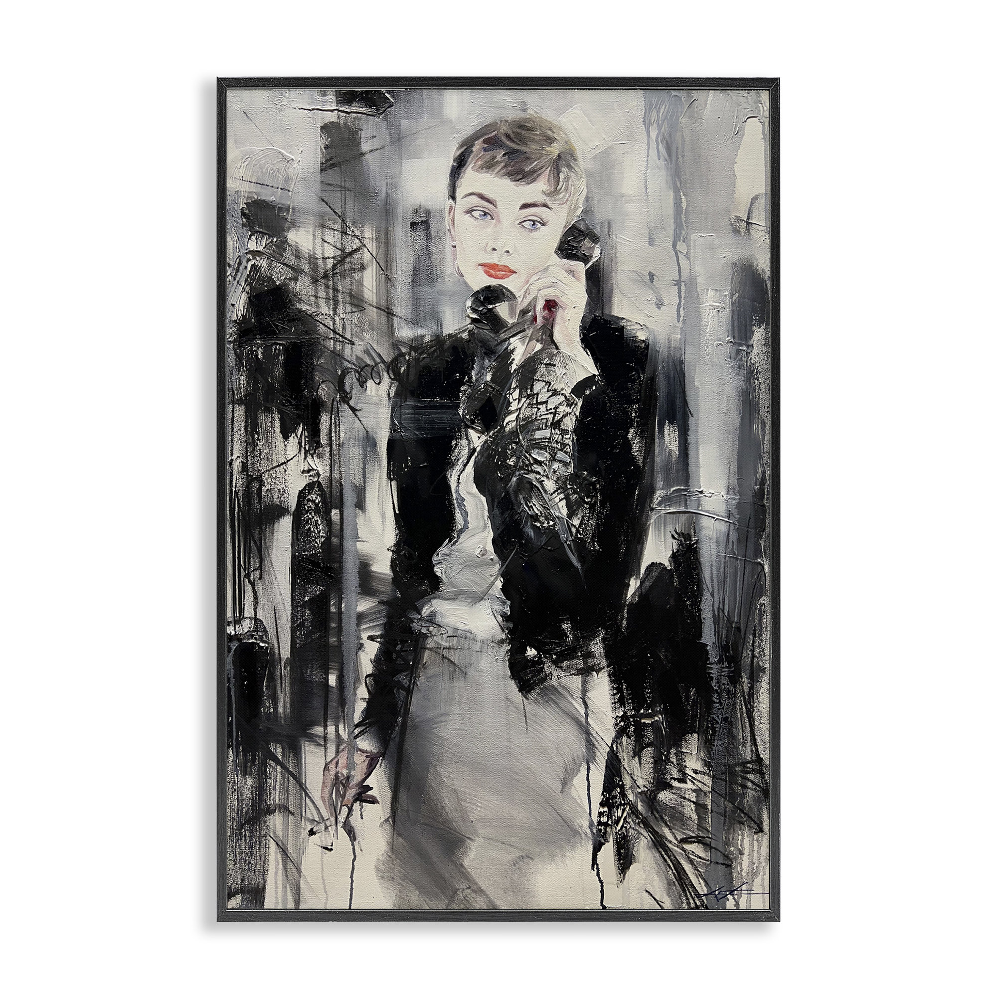 Fleur De Lis Living Classic Beauty Fashionista Framed Giclee, design by ...