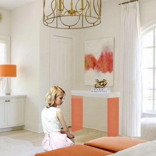 Orange Console Tables You'll Love | Wayfair