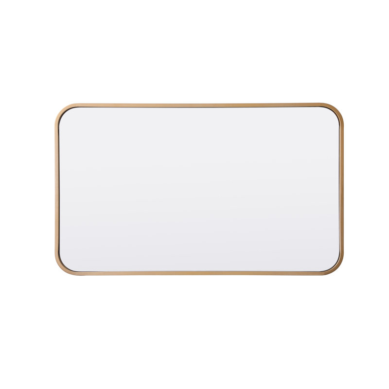 Sabine Metal Rounded Rectangle Wall Mirror & Reviews | Joss & Main