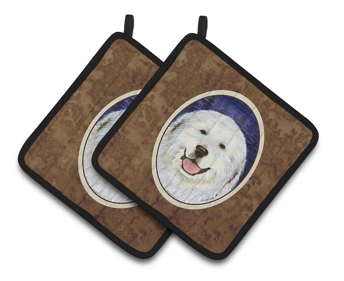 Caroline's Treasures Great Pyrenees Potholder | Wayfair