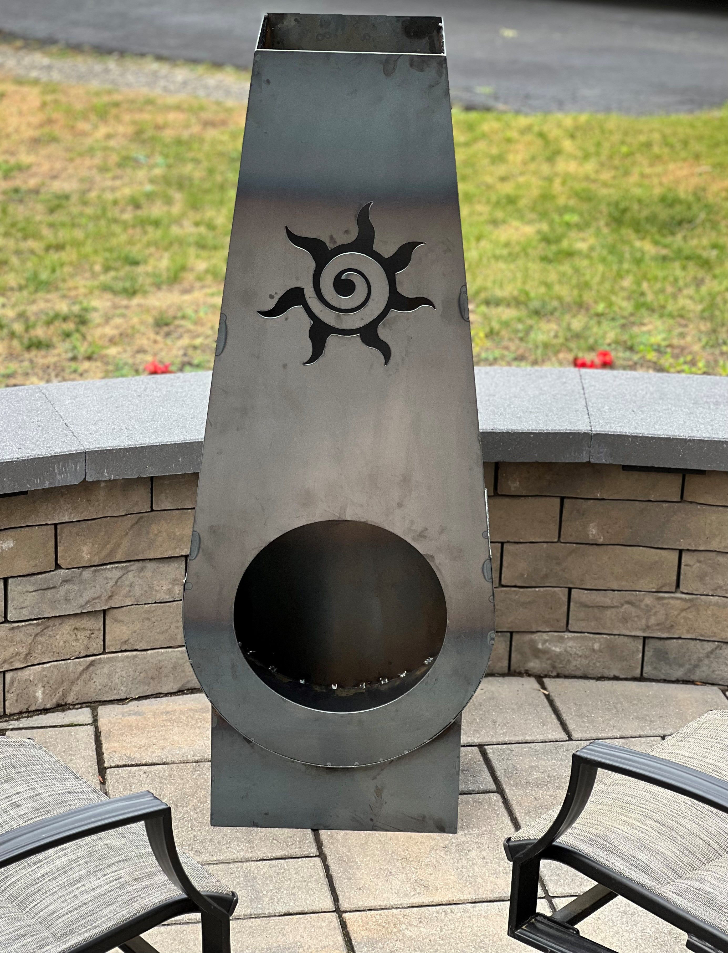 Williston Forge 47" Outdoor Mini Fireplace - Wayfair Canada