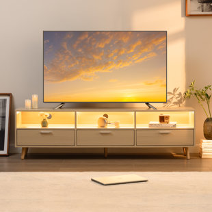 Beige TV Stands & Entertainment Centers You'll Love | Wayfair