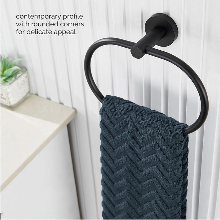 JASODI Stainless Steel Modern Towel Holder, Bathroom Hand Towel Rack ...