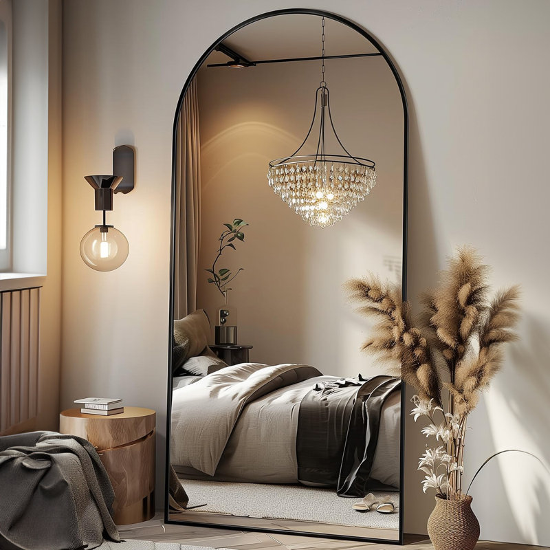 Ebern Designs Jerikka Metal Arch Mirror & Reviews | Wayfair