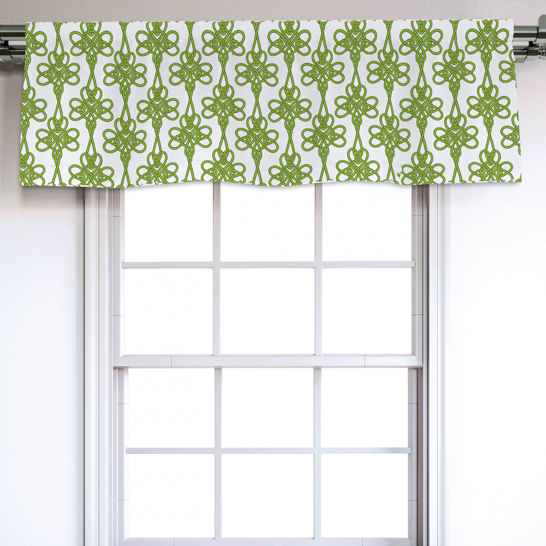 East Urban Home Irish 54" Window Valance | Wayfair