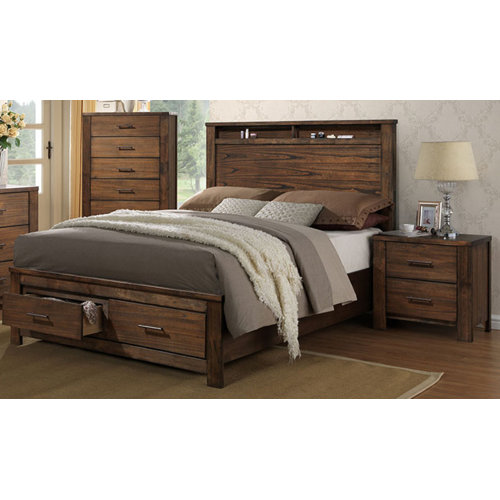 F&L Homes Studio Darol Storage Bed 3 Piece Bedroom Set & Reviews | Wayfair