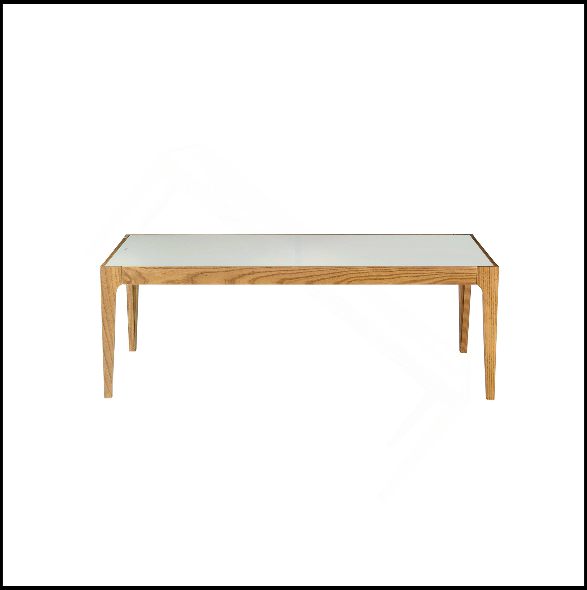 Ebern Designs Frosted Glass Top Coffee Table | Wayfair
