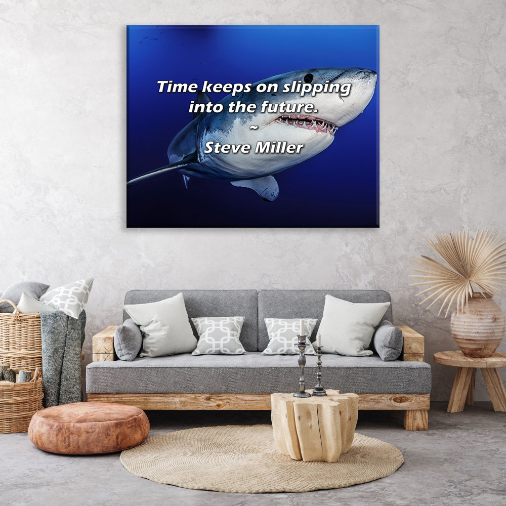 Latitude Run® Artsy Quote "Time keeps on slipping into the future." By ...