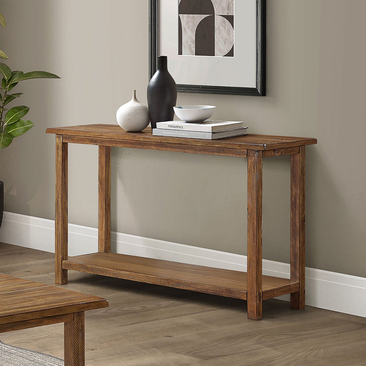 Millwood Pines Console de canapé en bois pour hall d'entrée - Wayfair ...