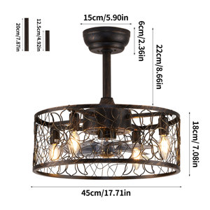 Williston Forge Grozdyu Ceiling Fan | Wayfair