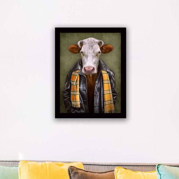 Happy Larry Gerahmtes MDF-Bild | Wayfair.de