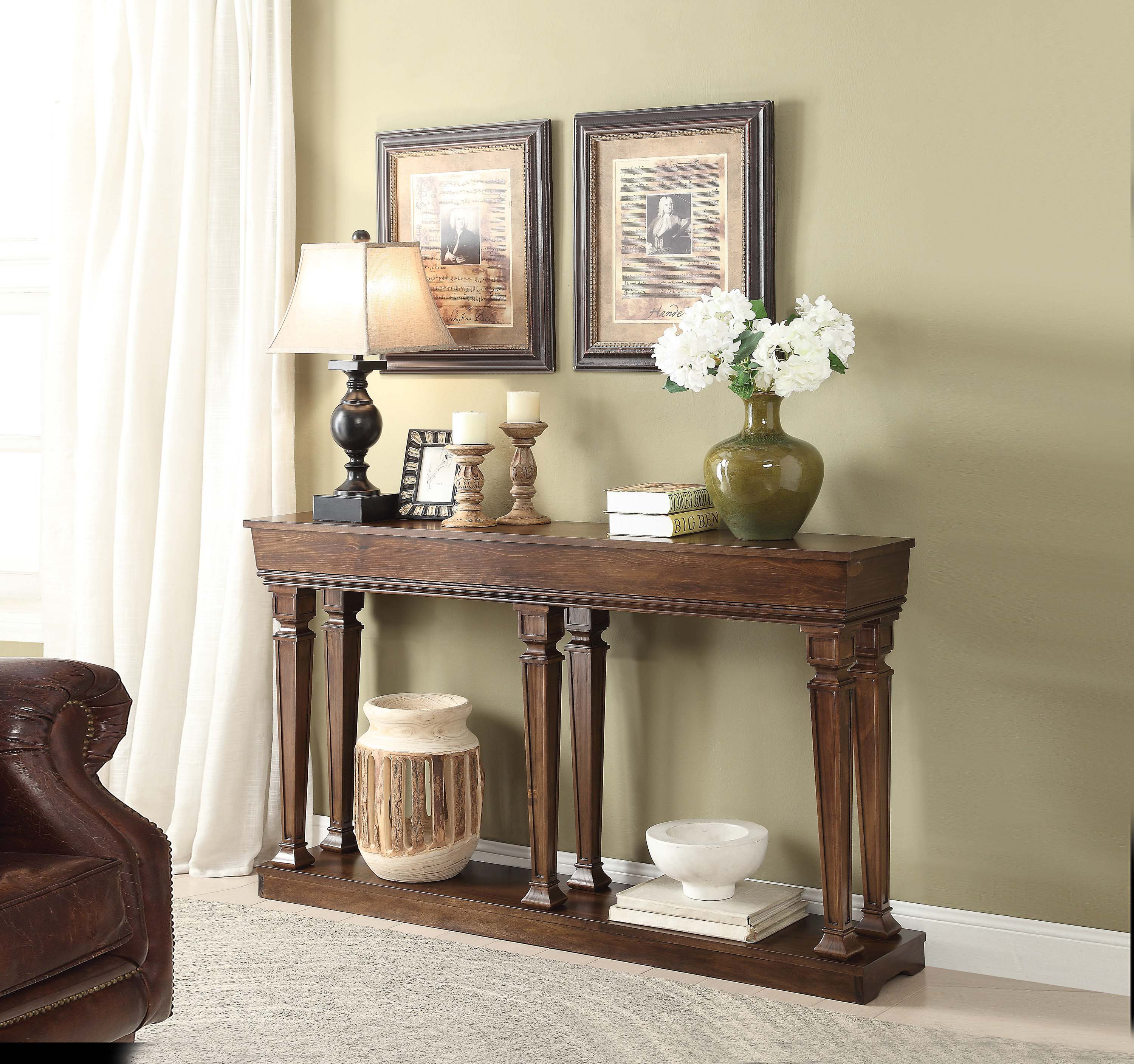Darby Home Co Garrison Oak Finish Console Table - Wayfair Canada
