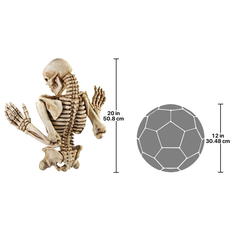 Design Toscano Evil Climbing Skeleton Wall Décor | Wayfair