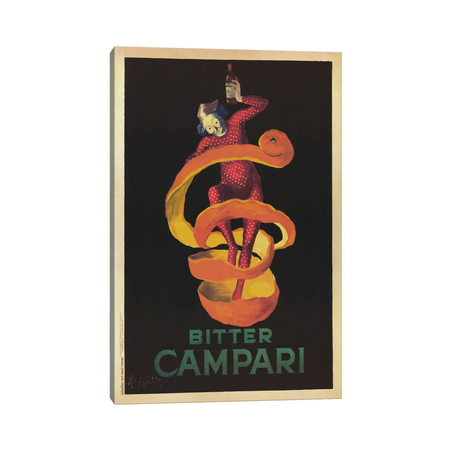 iCanvas Bitter Campari Vintage Canvas Print Wall Art | Wayfair