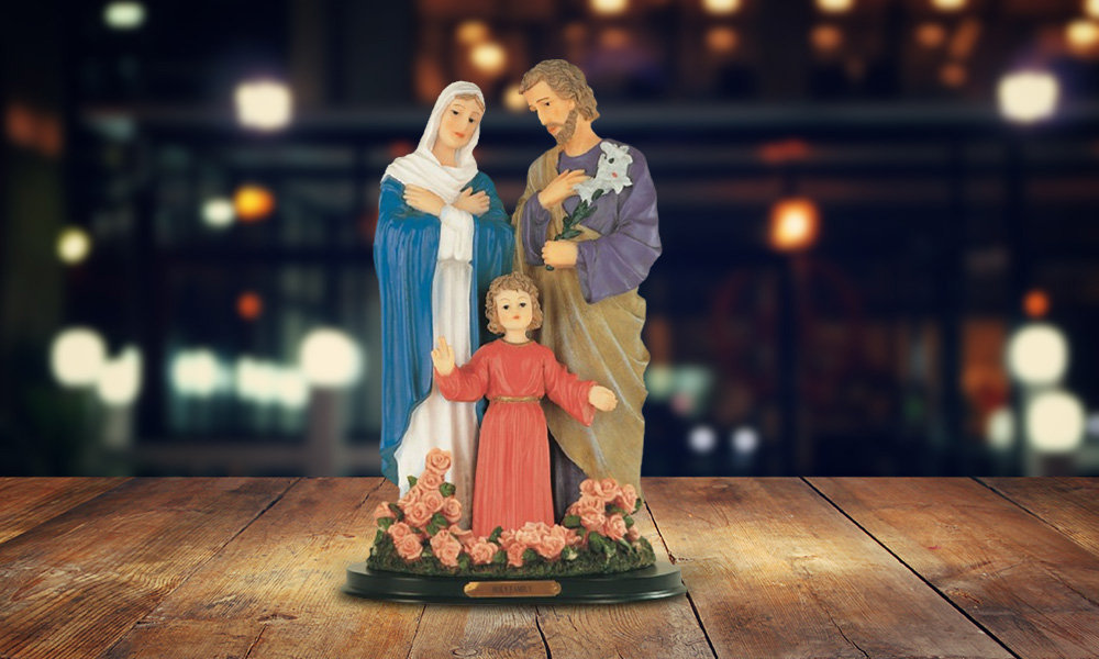 Trinx 16"H Holy Family Holy Figurine Unique Gifts | Wayfair