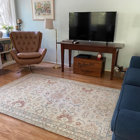 Birch Lane™ Aden Oriental Hand-Hooked Wool Ivory/Rust Area Rug ...