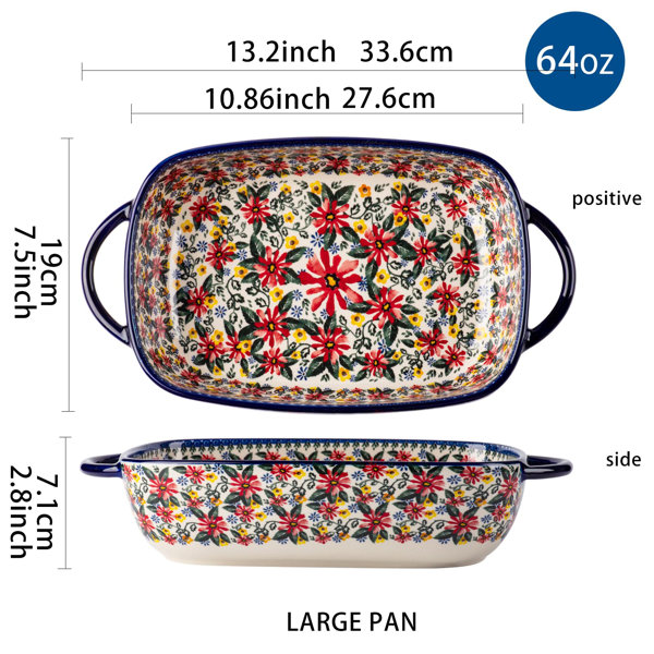 ATC HOLDINGS Rectangle Ceramic Baker Bakeware | Wayfair
