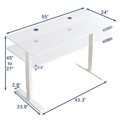 Standing & Height-Adjustable Desks | Wayfair