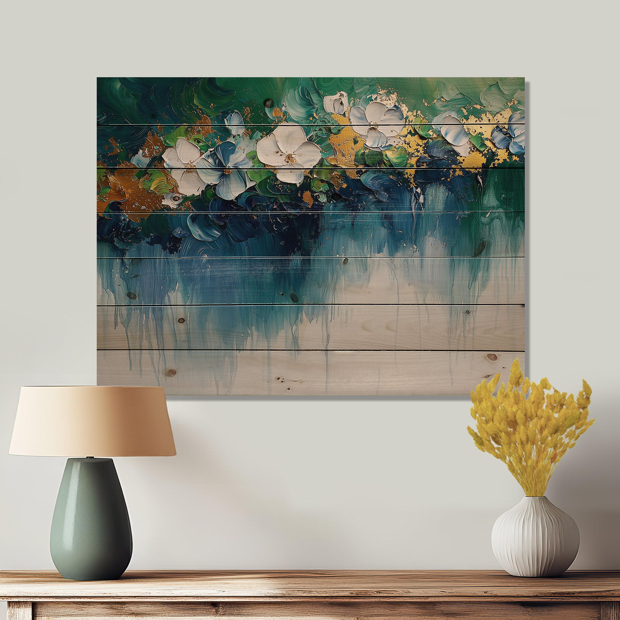 Ophelia & Co. Neo Expressionism Of Rhythmic Drizzle Flowers I - Neo ...