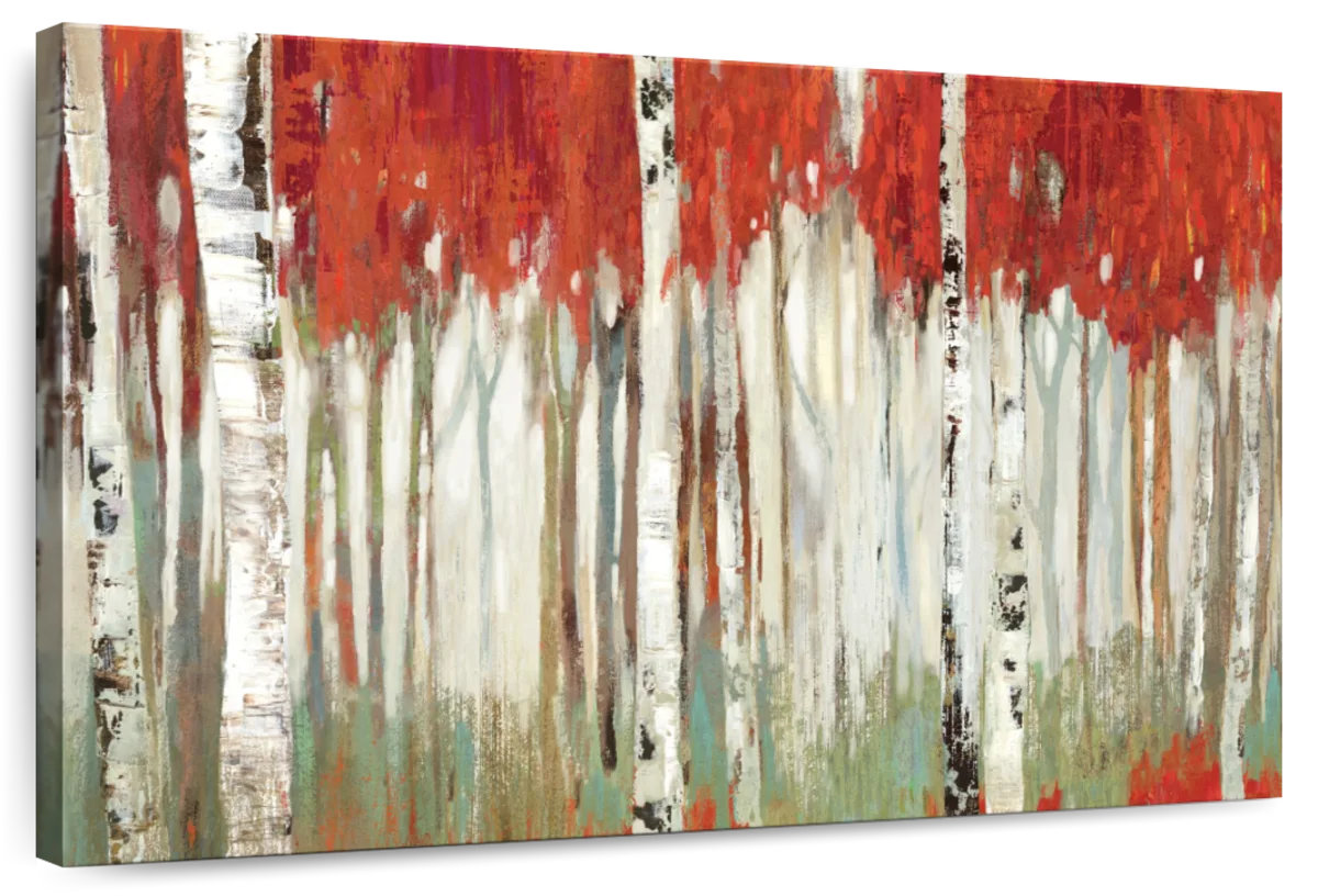 Lark Manor Harnek Aspen Red Landscape - Wayfair Canada