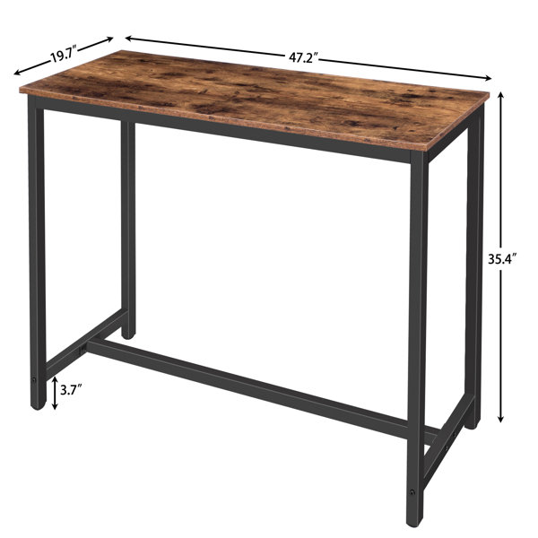 17 Stories Kearea Counter Height 47.2" Dining Table & Reviews | Wayfair