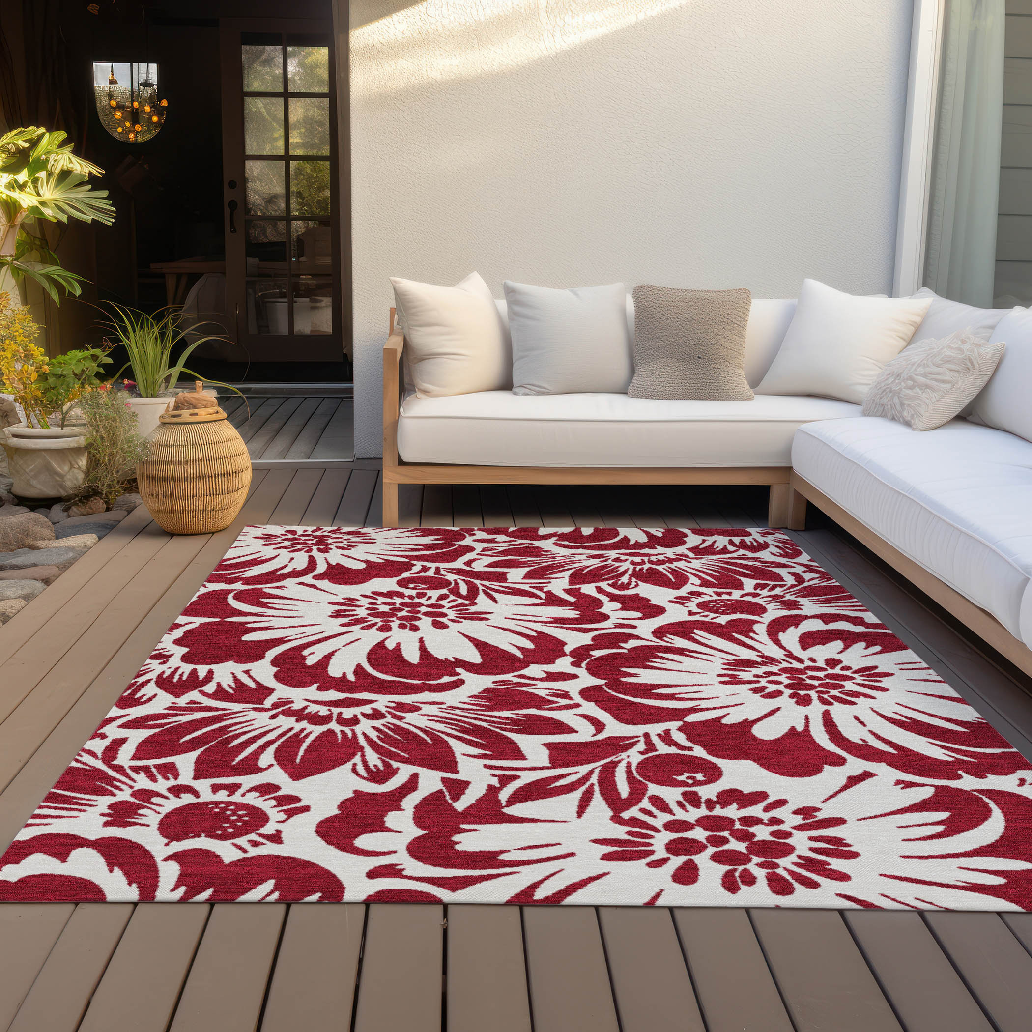 Langley Street Altair Indoor/Outdoor Area Rug with Non-Slip Backing ...