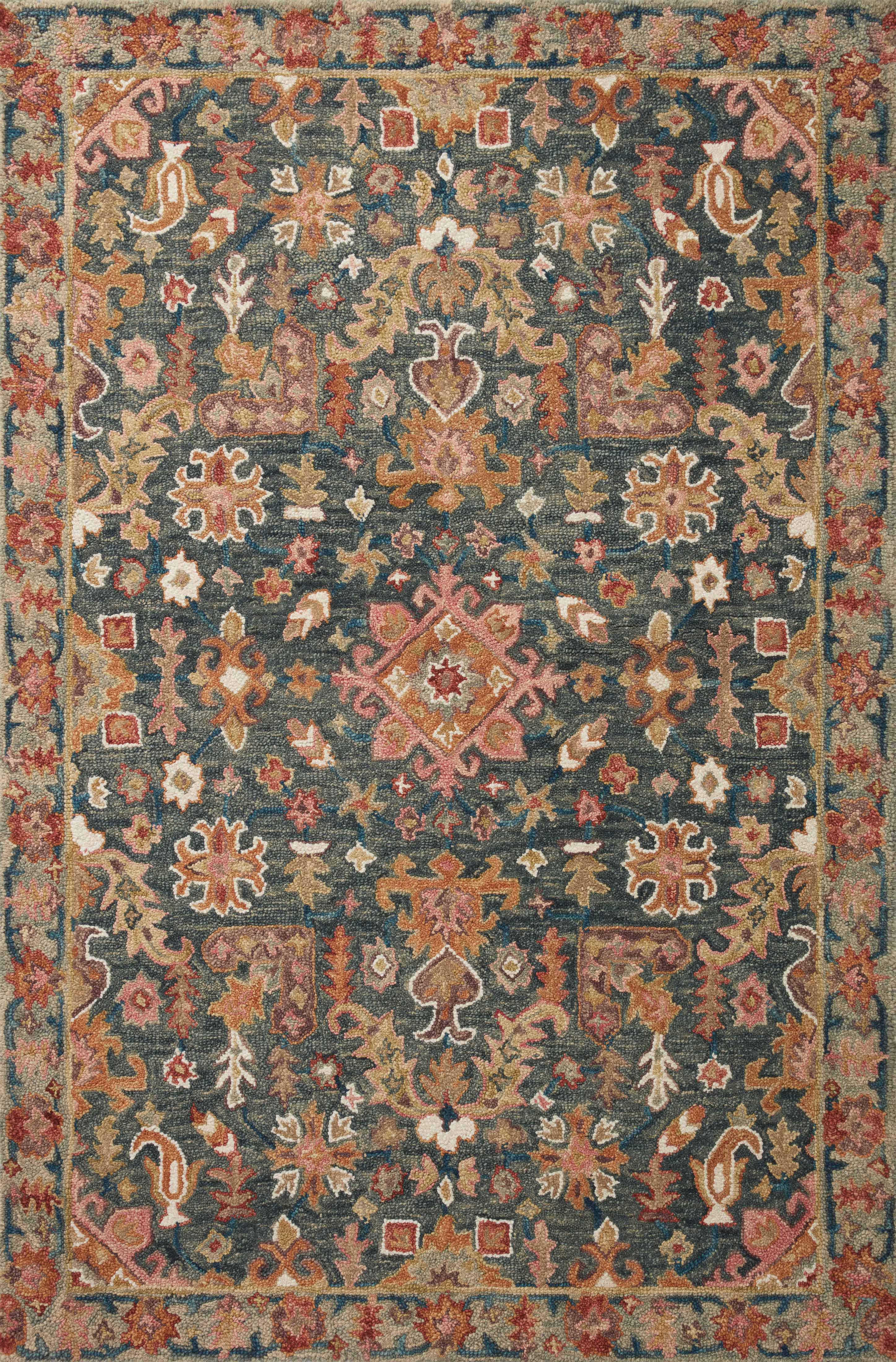 Bungalow Rose Damia Wool Area Rug & Reviews | Wayfair