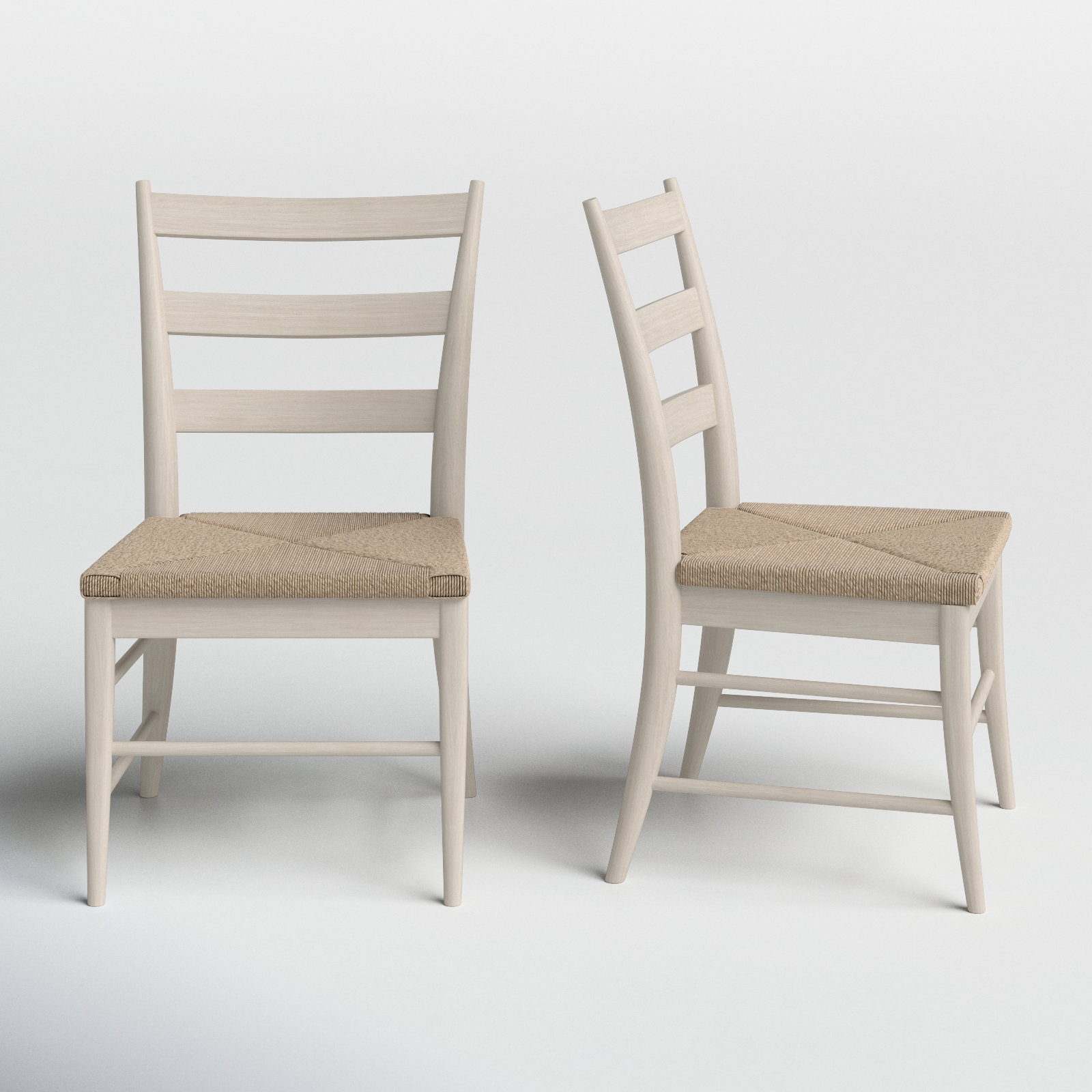 Birch Lane™ Shannen Solid Wood Ladder Back Side Chair & Reviews | Wayfair