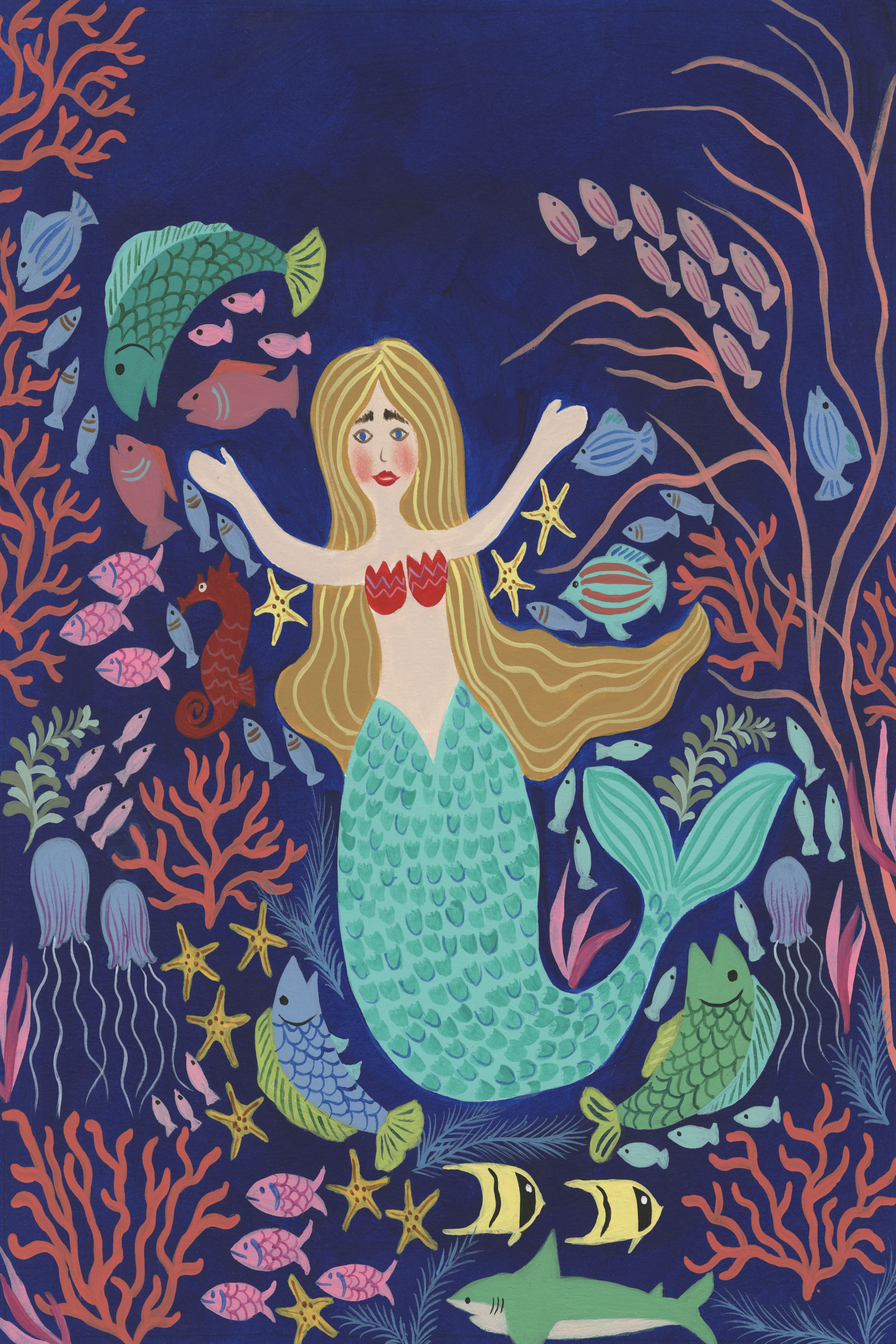 Harriet Bee Water Queen II - Painting | Wayfair.co.uk