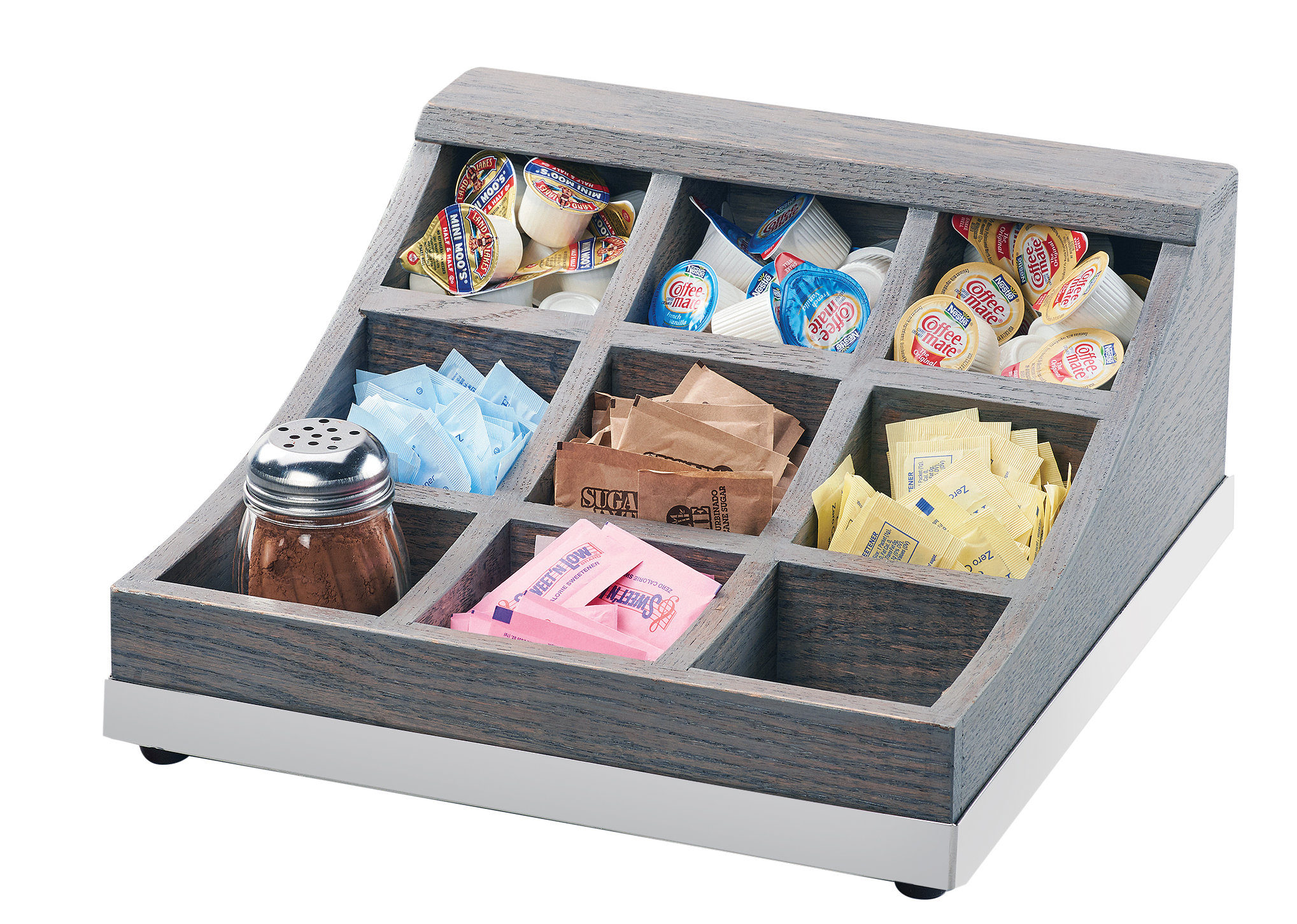 Cal-Mil Ashwood 9 Section Condiment Display | Wayfair