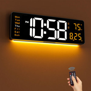 Battery Operated Digital Wall Clocks You'll Love | Wayfair