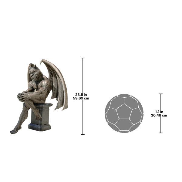 Design Toscano Socrates The Gargoyle Thinker Statue & Reviews | Wayfair