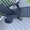 Highland Dunes Adjustable Backrest Adirondack Chair HDPE Adirondack ...