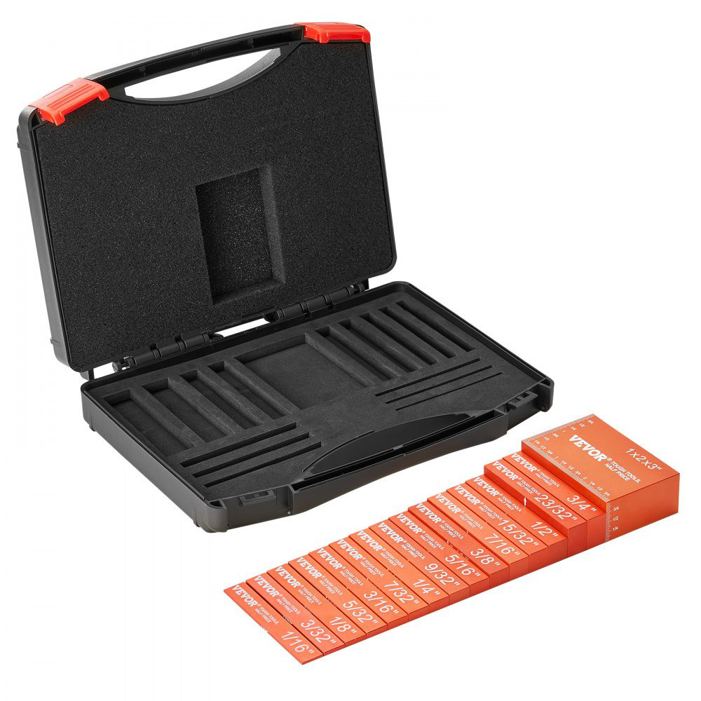 Ebern Designs Setup Blocks Woodworking Tools, 16-Piece, Precision ...