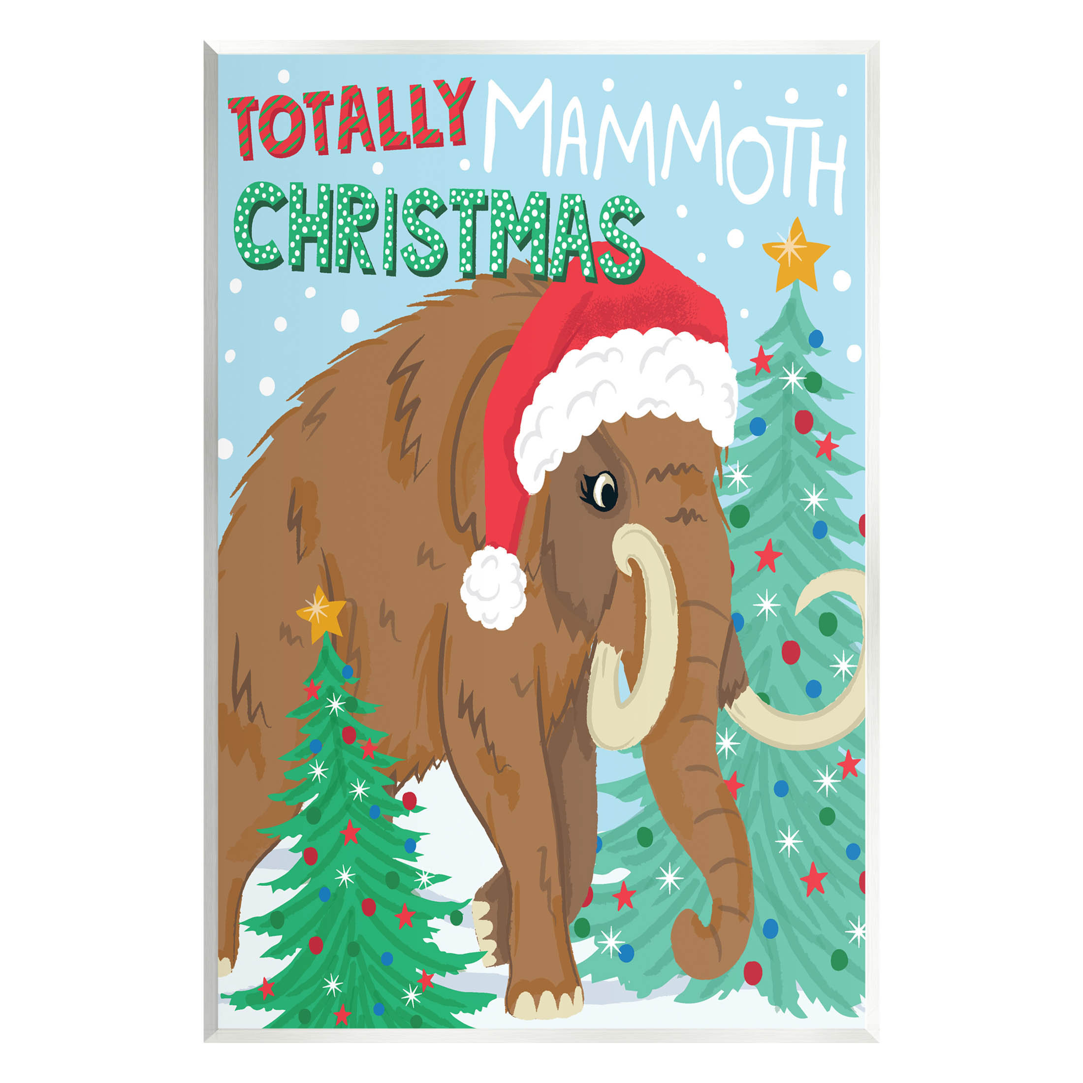 The Holiday Aisle® Totally Mammoth Christmas Scene by Lisa Perry ...