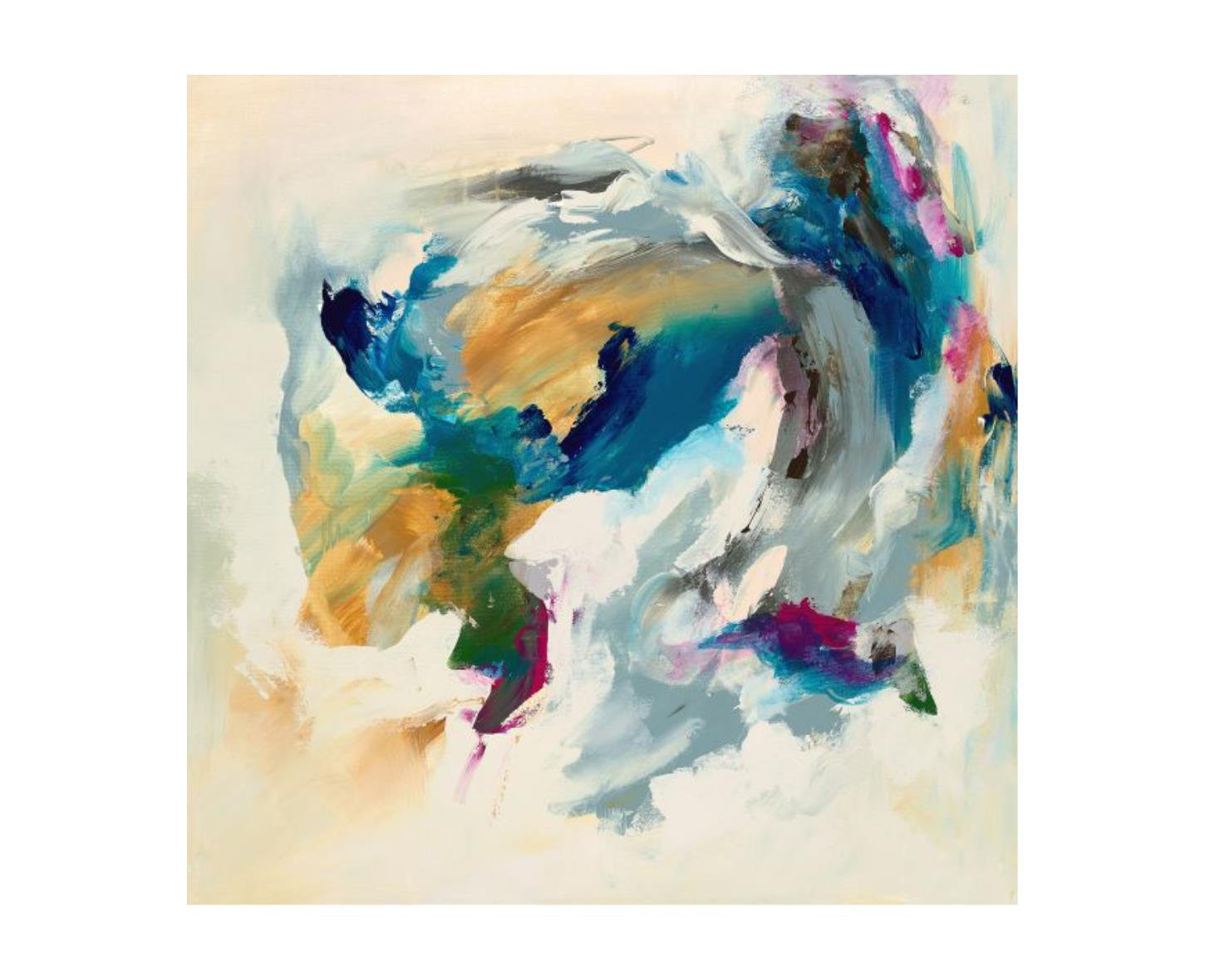 Chelsea Art Studio Color Flows I by Samuel Kane - Wrapped Canvas ...
