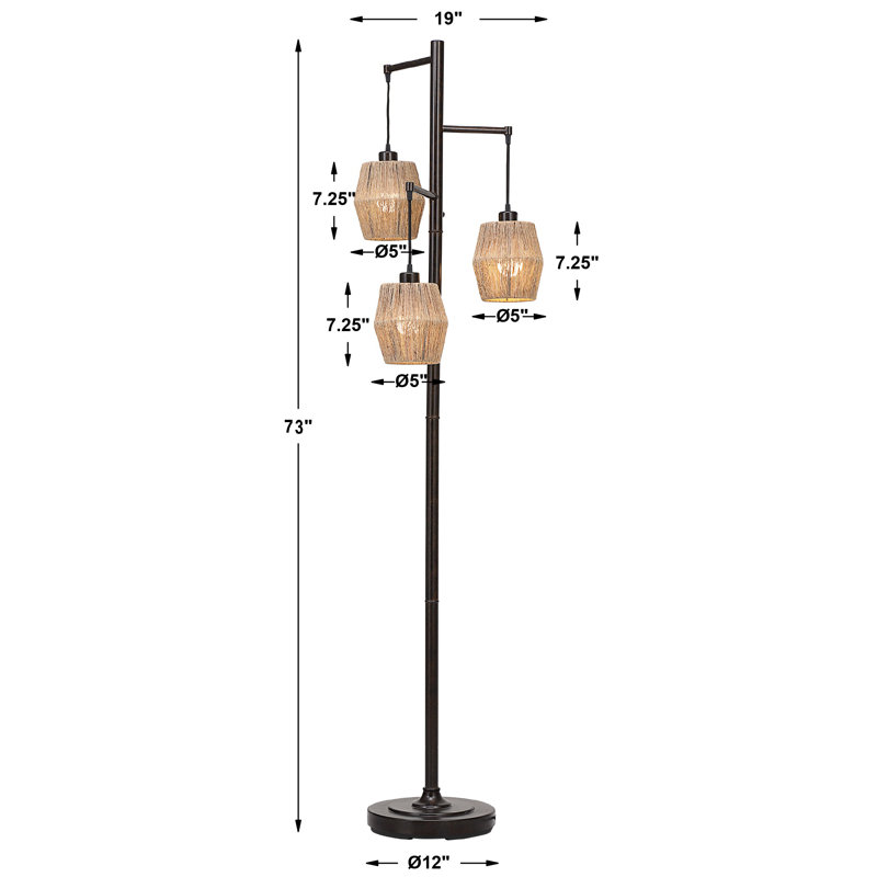 Birch Lane™ Boca 73" Tree Floor Lamp & Reviews | Wayfair