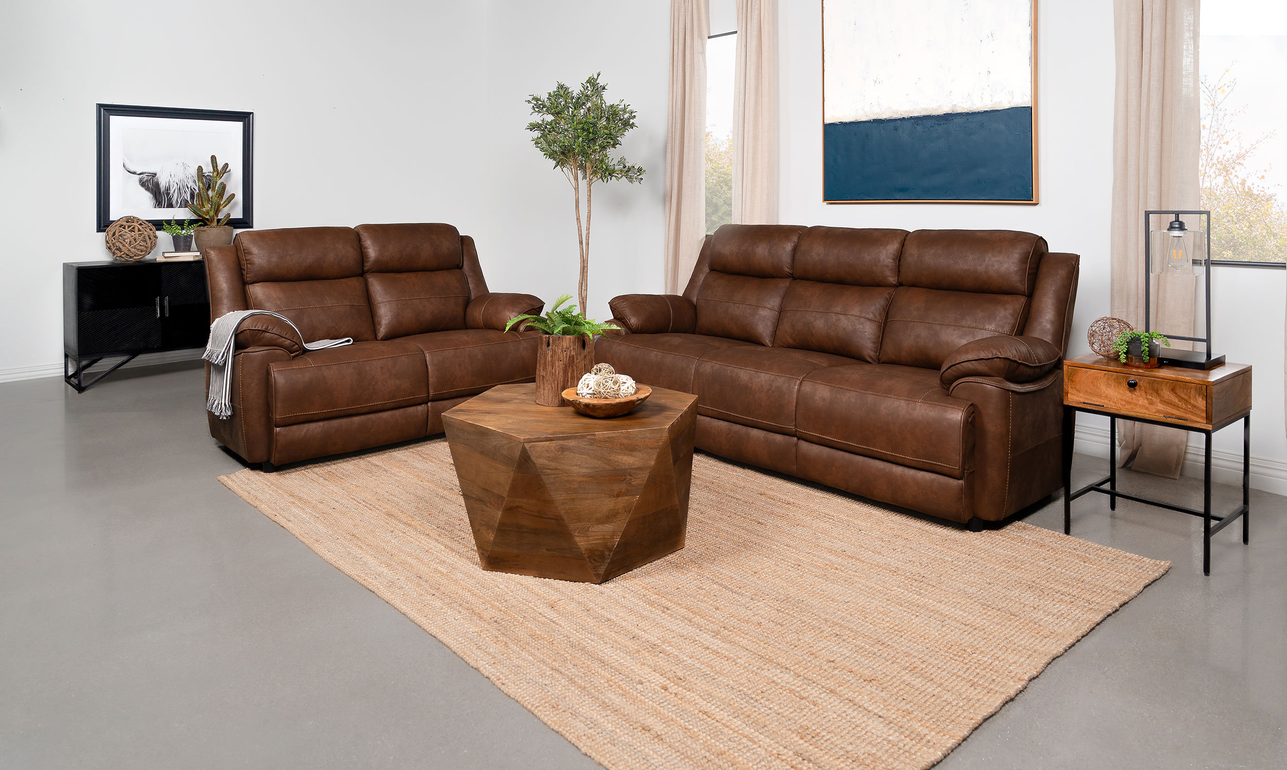 Wildon Home® Natsuyo 2 Piece Faux Leather Living Room Set & Reviews ...