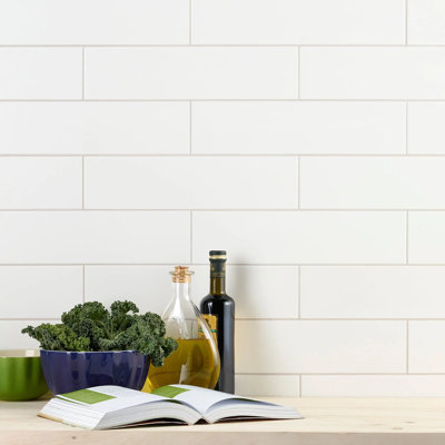 Qube Tiles Shades 4" x 16" Matte Subway Wall Tile | Wayfair