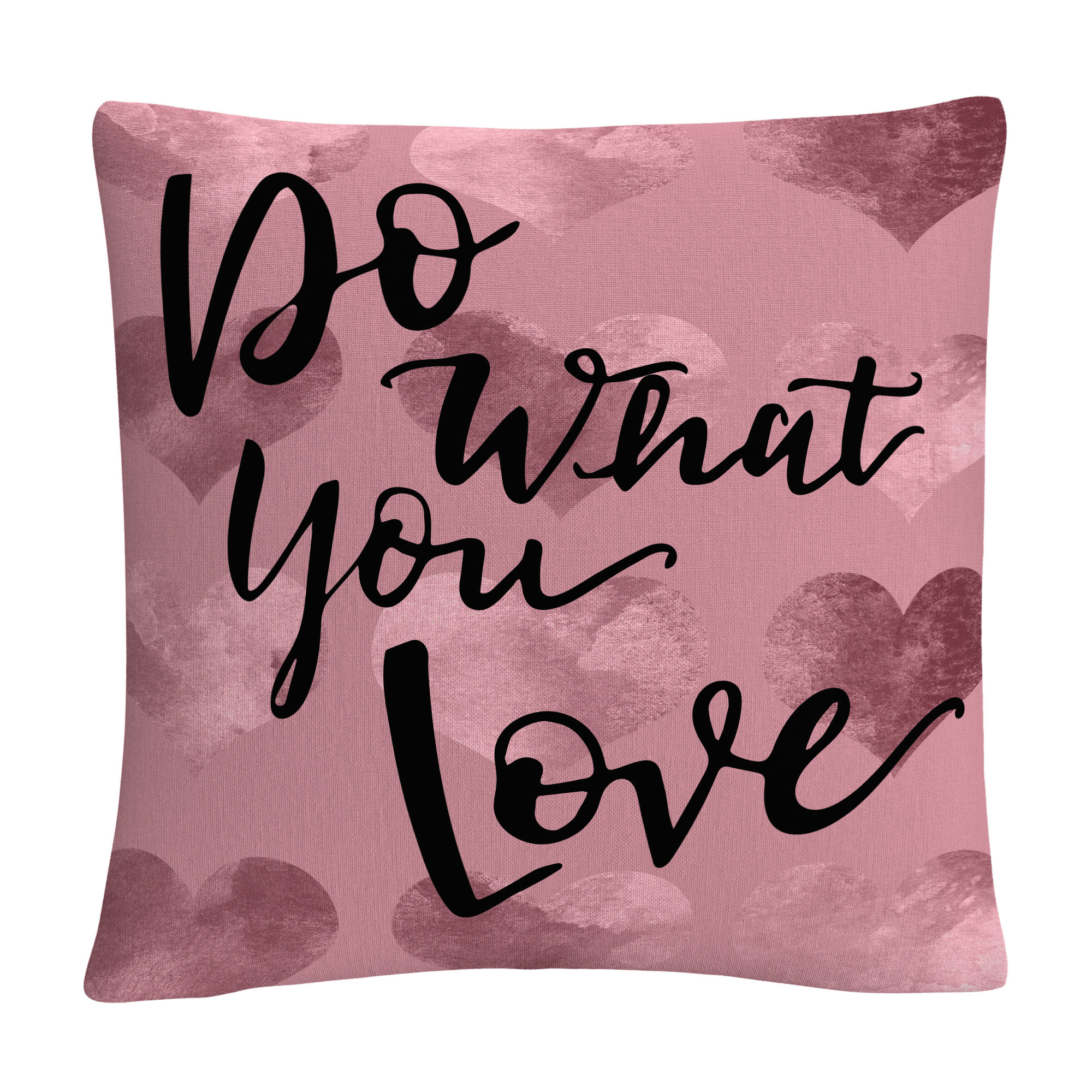 Trademark Fine Art ABC Do What You Love 16" Throw Pillow | Wayfair