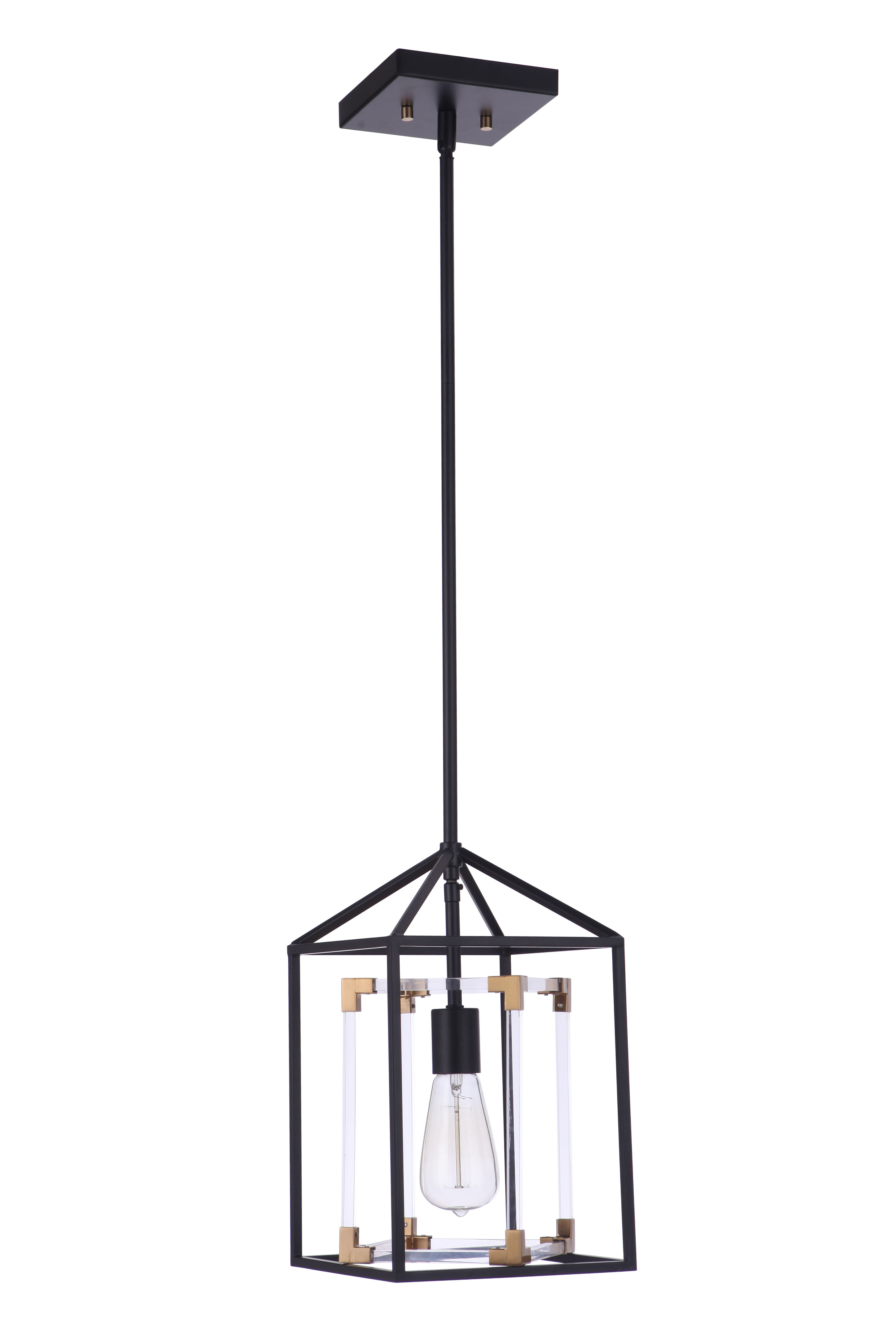 Craftmade 1 - Light Rectangle Pendant | Wayfair