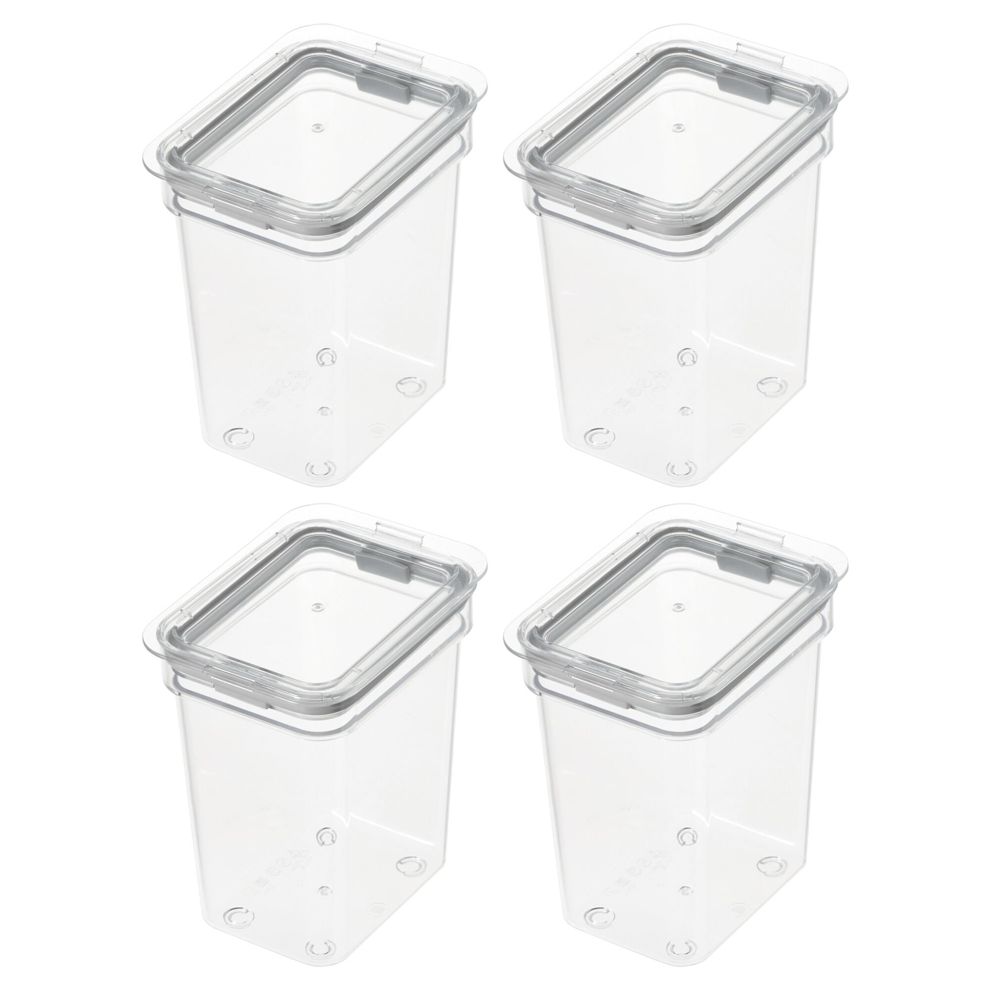 iDesign Small Food Storage Bin with Airtight Lid - Ideal for Kitchen ...